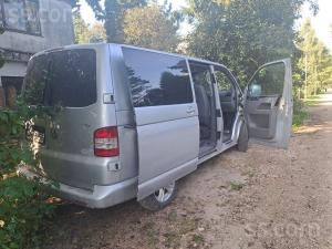 Grey Volkswagen Caravelle 2005 in Ogre, with an engine capacity of 2.50 L and mileage of 490 thousand km for 3100 €, photo 8 on AUTOMOTO.COM.LV