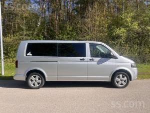 Grey Volkswagen Caravelle 2010 in Riga, with an engine capacity of 2.00 L and mileage of 181 thousand km for 8700 €, photo 5 on AUTOMOTO.COM.LV