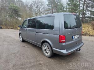 Grey Volkswagen Caravelle 2010 in Riga, with an engine capacity of 2.00 L and mileage of 214 thousand km for 13500 €, photo  on AUTOMOTO.COM.LV