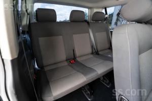 Grey Volkswagen Caravelle 2010 in Riga, with an engine capacity of 2.00 L and mileage of 260 thousand km for 11000 €, photo 15 on AUTOMOTO.COM.LV