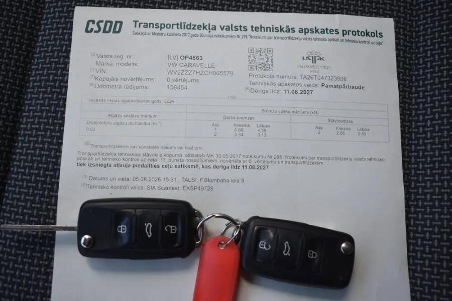 Серый Фольксваген Каравелла 2011 в Талси, объемом двигателя 2.00 л и пробегом 158 тыс. км за 14000 €, фото 26 на AUTOMOTO.COM.LV
