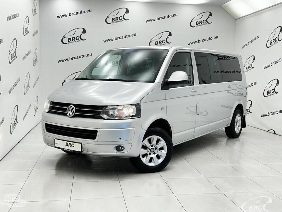 Grey Volkswagen Caravelle 2015 in Avizieniai, with an engine capacity of 2.00 L and mileage of 249 thousand km for 12500 €, photo 1 on AUTOMOTO.COM.LV