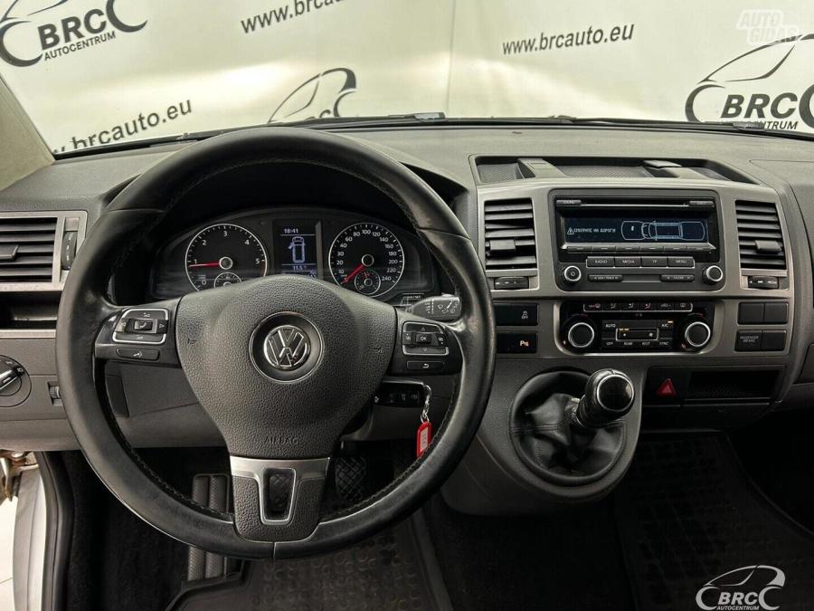 Grey Volkswagen Caravelle 2015 in Avizieniai, with an engine capacity of 2.00 L and mileage of 249 thousand km for 12500 €, photo 14 on AUTOMOTO.COM.LV