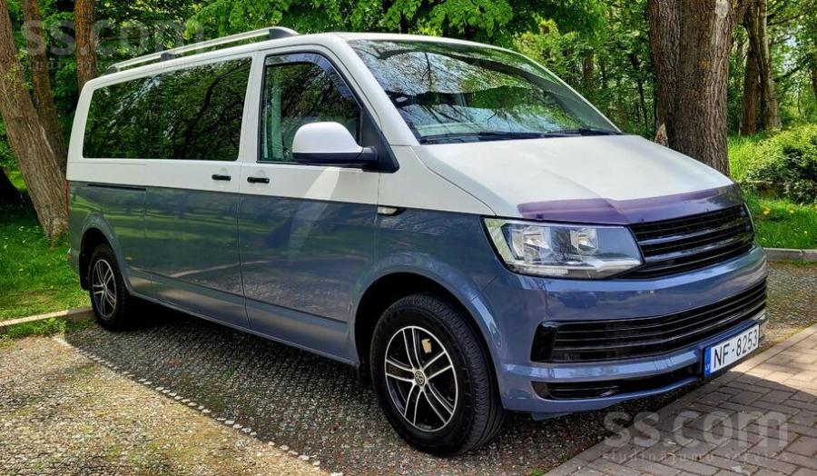 Grey Volkswagen Caravelle 2015 in Liepaja, with an engine capacity of 2.00 L and mileage of 370 thousand km for 19000 €, photo 1 on AUTOMOTO.COM.LV