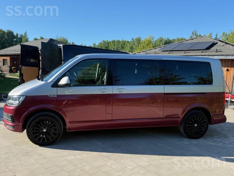 Grey Volkswagen Caravelle 2016 in Riga, with an engine capacity of 2.00 L and mileage of 252 thousand km for 24400 €, photo 4 on AUTOMOTO.COM.LV