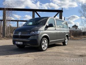 Grey Volkswagen Caravelle 2022 in Valmiera, with an engine capacity of 2.00 L and mileage of 31 thousand km for 37900 €, photo 1 on AUTOMOTO.COM.LV