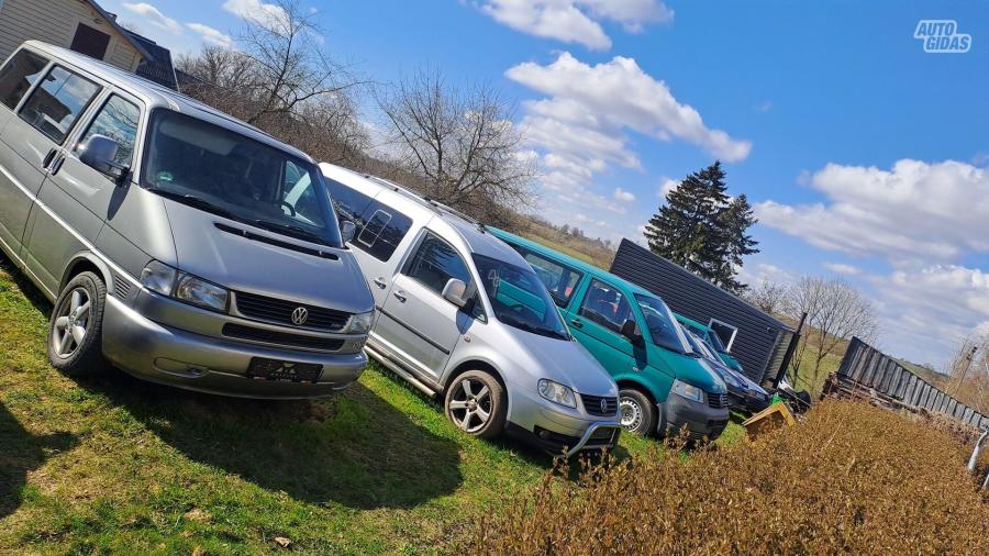 Grey Volkswagen Caravelle 1999 in Vilnius, with an engine capacity of 2.50 L and mileage of 3285 thousand km for 6750 €, photo 16 on AUTOMOTO.COM.LV