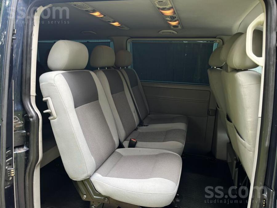 Grey Volkswagen Caravelle 2011 in Riga, with an engine capacity of 2.00 L and mileage of 0 thousand km for 8999 €, photo 20 on AUTOMOTO.COM.LV
