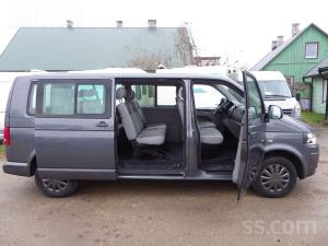 Grey Volkswagen Caravelle 2013 in Valka, with an engine capacity of 2.00 L and mileage of 225 thousand km for 12999 €, photo  on AUTOMOTO.COM.LV