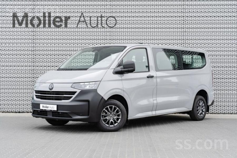 Grey Volkswagen Caravelle 2025 in Riga, with an engine capacity of 2.00 L and mileage of 11 thousand km for 47900 €, photo 1 on AUTOMOTO.COM.LV