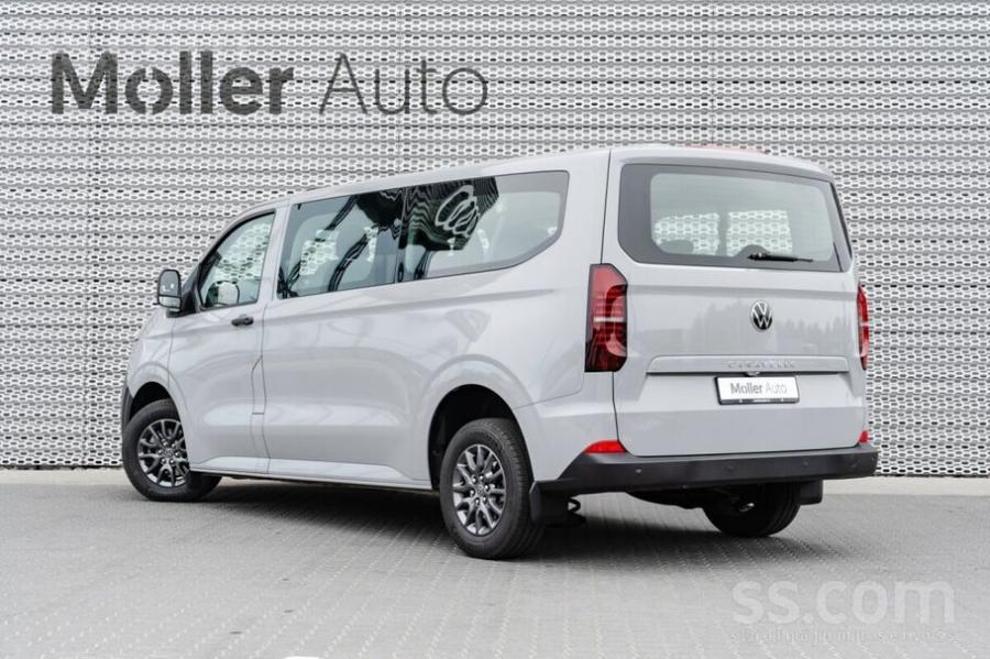 Grey Volkswagen Caravelle 2025 in Riga, with an engine capacity of 2.00 L and mileage of 11 thousand km for 47900 €, photo 4 on AUTOMOTO.COM.LV
