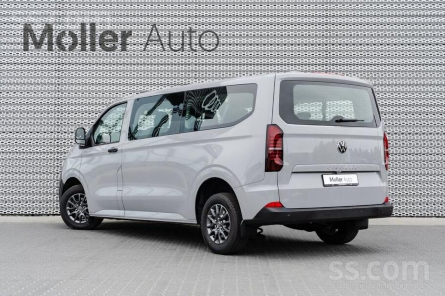 Grey Volkswagen Caravelle 2026 in Riga, with an engine capacity of 2.00 L and mileage of 11 thousand km for 47900 €, photo 4 on AUTOMOTO.COM.LV