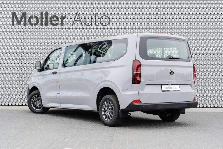 Grey Volkswagen Caravelle 2026 in Marupe, with an engine capacity of 2.00 L and mileage of 11 thousand km for 44900 €, photo 4 on AUTOMOTO.COM.LV