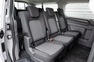 Grey Volkswagen Caravelle 2026 in Marupe, with an engine capacity of 2.00 L and mileage of 11 thousand km for 44900 €, photo 25 on AUTOMOTO.COM.LV