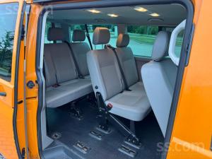 Orange Volkswagen Caravelle 2010 in Riga, with an engine capacity of 2.00 L and mileage of 390 thousand km for 7100 €, photo 9 on AUTOMOTO.COM.LV