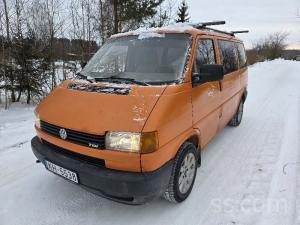 Orange Volkswagen Caravelle 1996 in Dobele, with an engine capacity of 2.50 L and mileage of 456 thousand km for 2500 €, photo  on AUTOMOTO.COM.LV