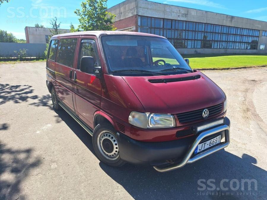Sarkans Volkswagen Caravelle 1997 Kuldīga, ar dzinēja tilpumu 2.50 L un nobraukumu 540 tūkst. km par 3000 €, foto 1 vietnē AUTOMOTO.COM.LV