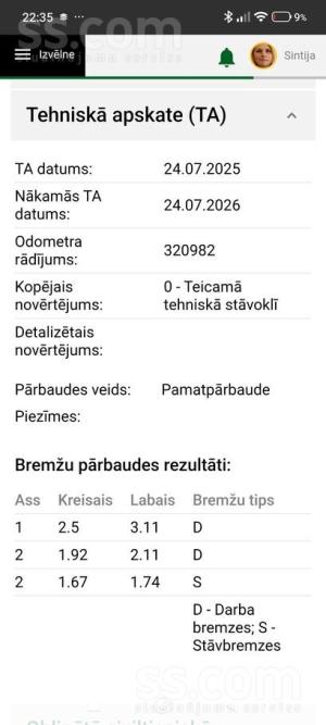 Красный Фольксваген Каравелла 1997 в Цесис, объемом двигателя 2.50 л и пробегом 325 тыс. км за 3800 €, фото 7 на AUTOMOTO.COM.LV