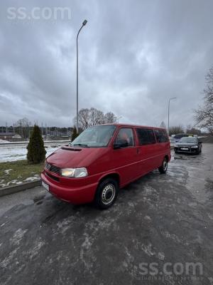 Sarkans Volkswagen Caravelle 1999 Rīga, ar dzinēja tilpumu 2.50 L un nobraukumu 760 tūkst. km par 2450 €, foto 3 vietnē AUTOMOTO.COM.LV