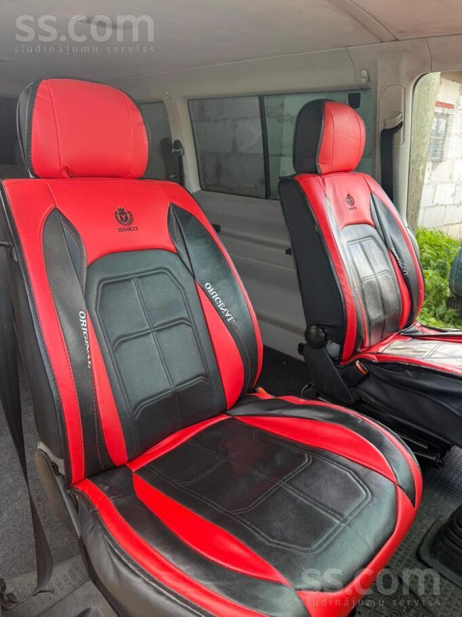 Sarkans Volkswagen Caravelle 1999 Daugavpils, ar dzinēja tilpumu 2.50 L un nobraukumu 0 tūkst. km par 4000 €, foto 9 vietnē AUTOMOTO.COM.LV