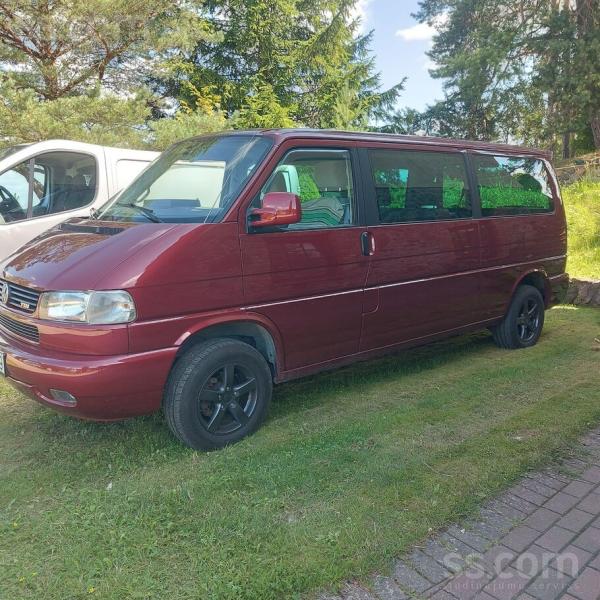 Sarkans Volkswagen Caravelle 1999 Dobele, ar dzinēja tilpumu 2.50 L un nobraukumu 280 tūkst. km par 7500 €, foto 6 vietnē AUTOMOTO.COM.LV