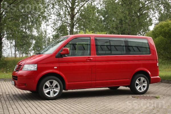 Sarkans Volkswagen Caravelle 2005 Tukums, ar dzinēja tilpumu 2.50 L un nobraukumu 0 tūkst. km par 7400 €, foto 4 vietnē AUTOMOTO.COM.LV