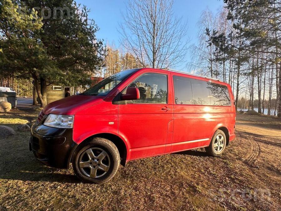 Красный Фольксваген Каравелла 2006 в Екабпилс, объемом двигателя 2.50 л и пробегом 348 тыс. км за 5000 €, фото 6 на AUTOMOTO.COM.LV