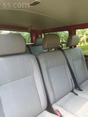 Sarkans Volkswagen Caravelle 2007 Cēsis, ar dzinēja tilpumu 1.90 L un nobraukumu 412 tūkst. km par 3000 €, foto 6 vietnē AUTOMOTO.COM.LV