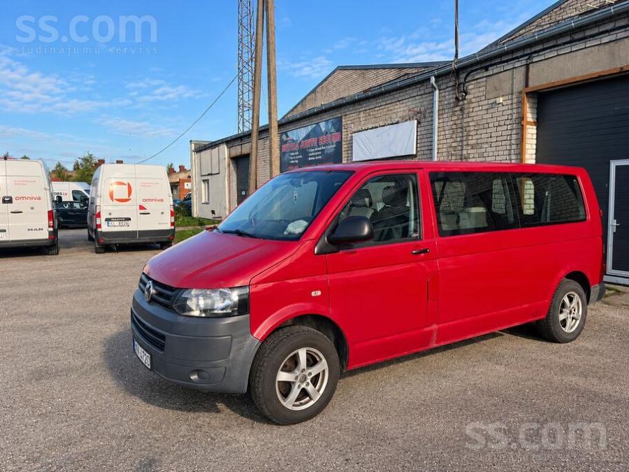 Sarkans Volkswagen Caravelle 2012 Rīga, ar dzinēja tilpumu 1.90 L un nobraukumu 0 tūkst. km par 8500 €, foto 5 vietnē AUTOMOTO.COM.LV