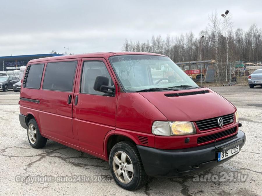 Sarkans Volkswagen Caravelle 1998 Rapla, ar dzinēja tilpumu 2.50 L un nobraukumu 0 tūkst. km par 1800 €, foto 4 vietnē AUTOMOTO.COM.LV