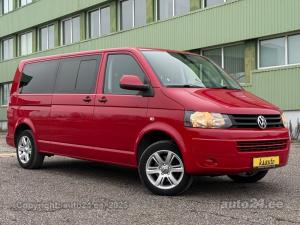 Red Volkswagen Caravelle 2010 in Tartu, with an engine capacity of 2.00 L and mileage of 267 thousand km for 11499 €, photo  on AUTOMOTO.COM.LV