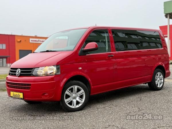 Sarkans Volkswagen Caravelle 2010 Tartu, ar dzinēja tilpumu 2.00 L un nobraukumu 267 tūkst. km par 11499 €, foto 3 vietnē AUTOMOTO.COM.LV