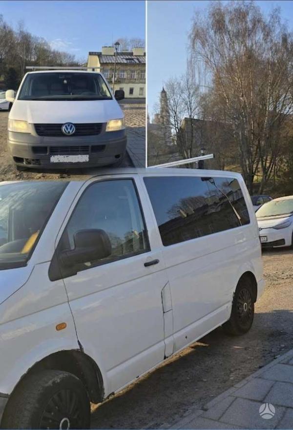 White Volkswagen Caravelle 2007 in Vilnius, with an engine capacity of 2.46 L and mileage of 328 thousand km for 3800 €, photo 4 on AUTOMOTO.COM.LV
