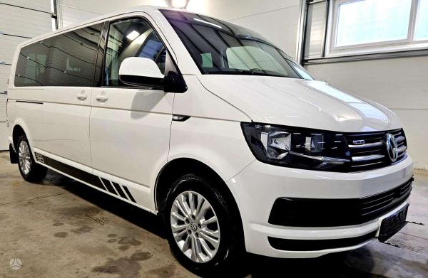 White Volkswagen Caravelle 2019 in Marijampole, with an engine capacity of 1.97 L and mileage of 238 thousand km for 21800 €, photo 3 on AUTOMOTO.COM.LV