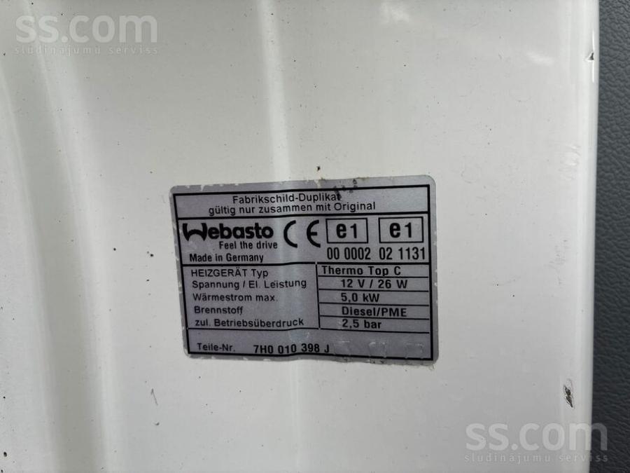 Balts Volkswagen Caravelle 2007 Saldus, ar dzinēja tilpumu 2.50 L un nobraukumu 283 tūkst. km par 6690 €, foto 20 vietnē AUTOMOTO.COM.LV