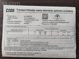 Balts Volkswagen Caravelle 2007 Saldus, ar dzinēja tilpumu 2.50 L un nobraukumu 283 tūkst. km par 6690 €, foto 21 vietnē AUTOMOTO.COM.LV