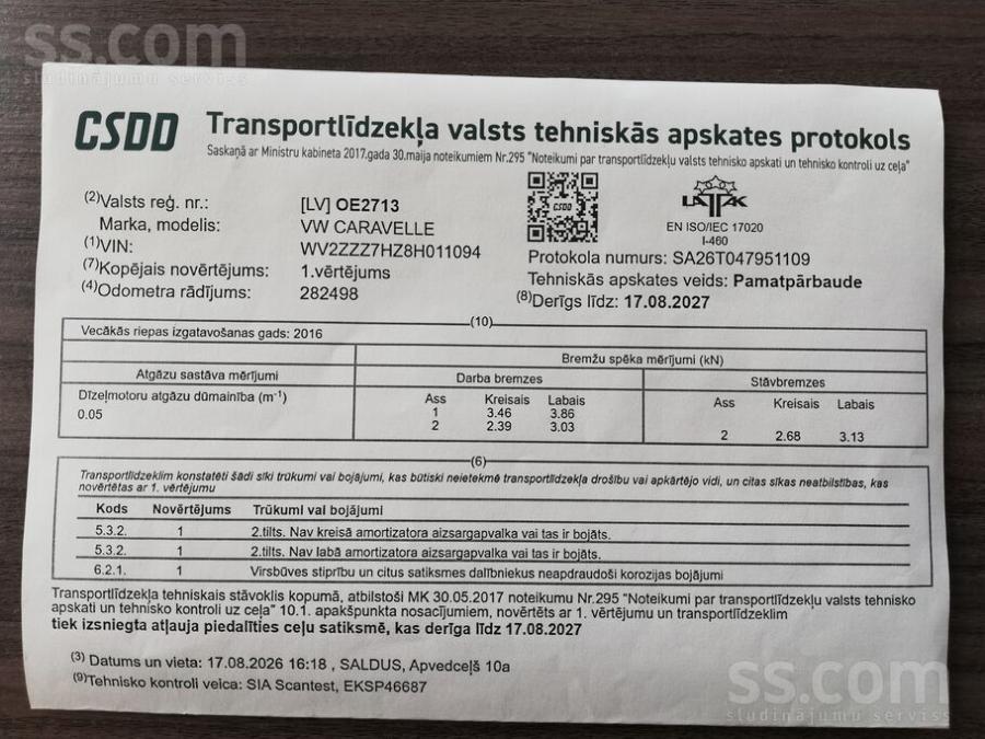 Balts Volkswagen Caravelle 2007 Saldus, ar dzinēja tilpumu 2.50 L un nobraukumu 283 tūkst. km par 6690 €, foto 21 vietnē AUTOMOTO.COM.LV
