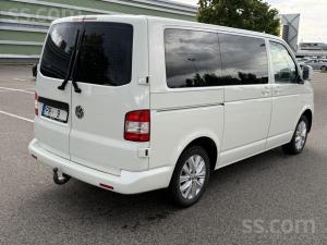 White Volkswagen Caravelle 2008 in Riga, with an engine capacity of 1.90 L and mileage of 265 thousand km for 10900 €, photo 6 on AUTOMOTO.COM.LV