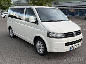White Volkswagen Caravelle 2008 in Riga, with an engine capacity of 1.90 L and mileage of 265 thousand km for 10900 €, photo 8 on AUTOMOTO.COM.LV