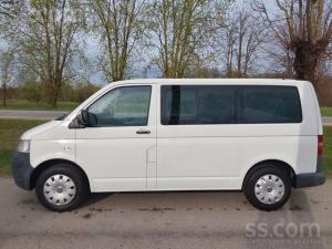 White Volkswagen Caravelle 2009 in Ogre, with an engine capacity of 1.90 L and mileage of 219 thousand km for 51 €, photo 7 on AUTOMOTO.COM.LV