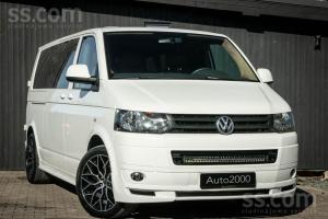 White Volkswagen Caravelle 2013 in Tukums, with an engine capacity of 2.00 L and mileage of 169 thousand km for 24990 €, photo  on AUTOMOTO.COM.LV