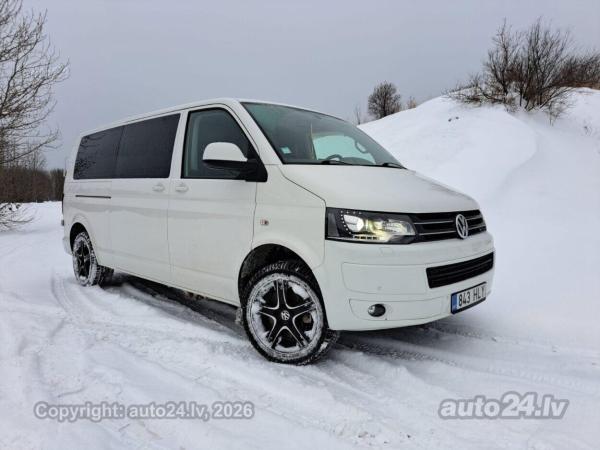 White Volkswagen Caravelle 2013 in Tallinn, with an engine capacity of 2.00 L and mileage of 310 thousand km for 10950 €, photo 4 on AUTOMOTO.COM.LV