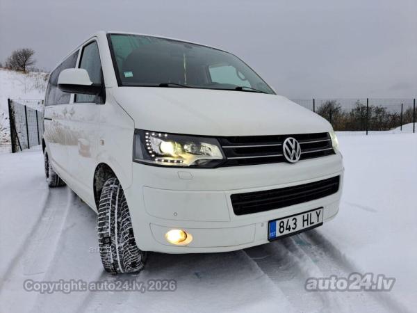 White Volkswagen Caravelle 2013 in Tallinn, with an engine capacity of 2.00 L and mileage of 310 thousand km for 10950 €, photo 5 on AUTOMOTO.COM.LV