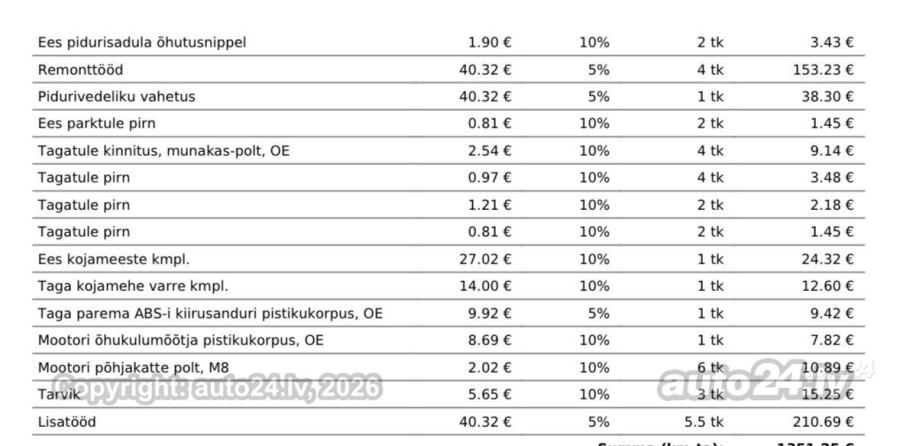Желтый Фольксваген Каравелла 2010 в Таллин, объемом двигателя 2.00 л и пробегом 574 тыс. км за 6500 €, фото 9 на AUTOMOTO.COM.LV