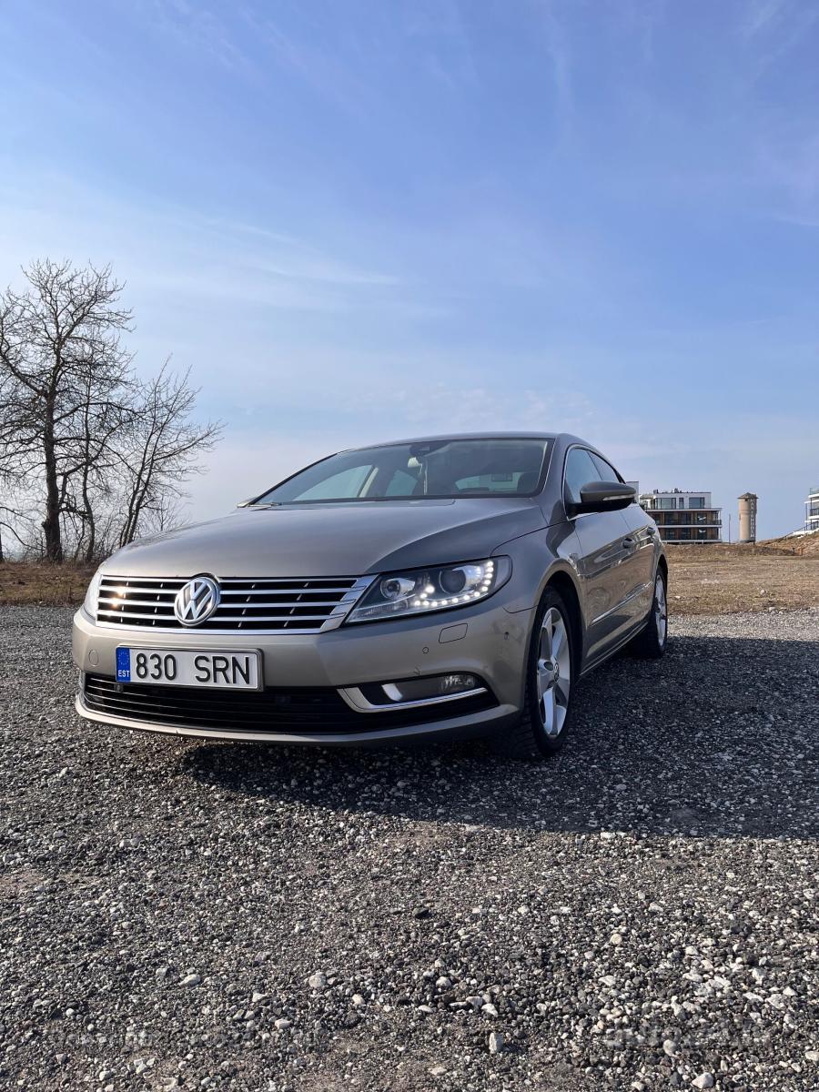 Beige Volkswagen CC / Passat CC 2014 in Tallinn, with an engine capacity of 2.00 L and mileage of 349 thousand km for 6000 €, photo 1 on AUTOMOTO.COM.LV