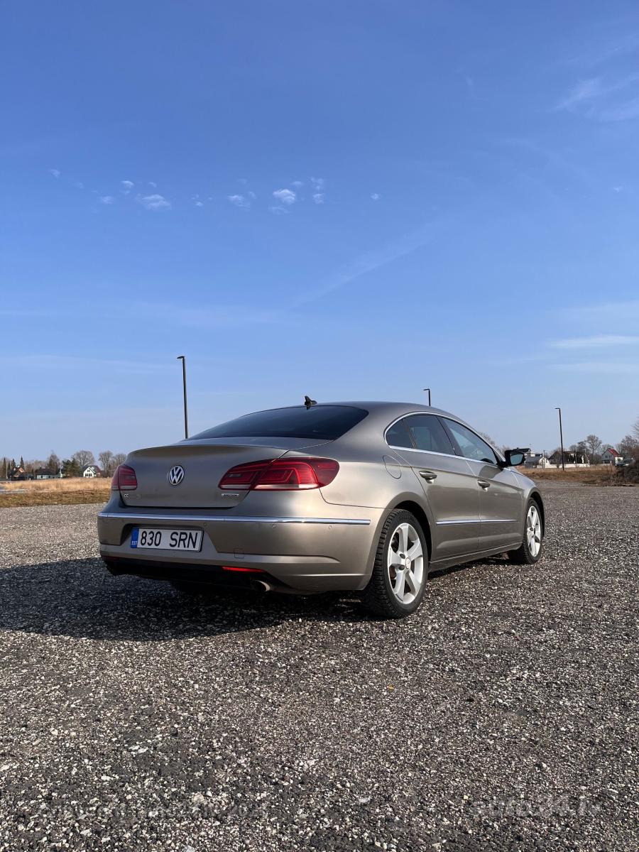 Beige Volkswagen CC / Passat CC 2014 in Tallinn, with an engine capacity of 2.00 L and mileage of 349 thousand km for 6000 €, photo 5 on AUTOMOTO.COM.LV