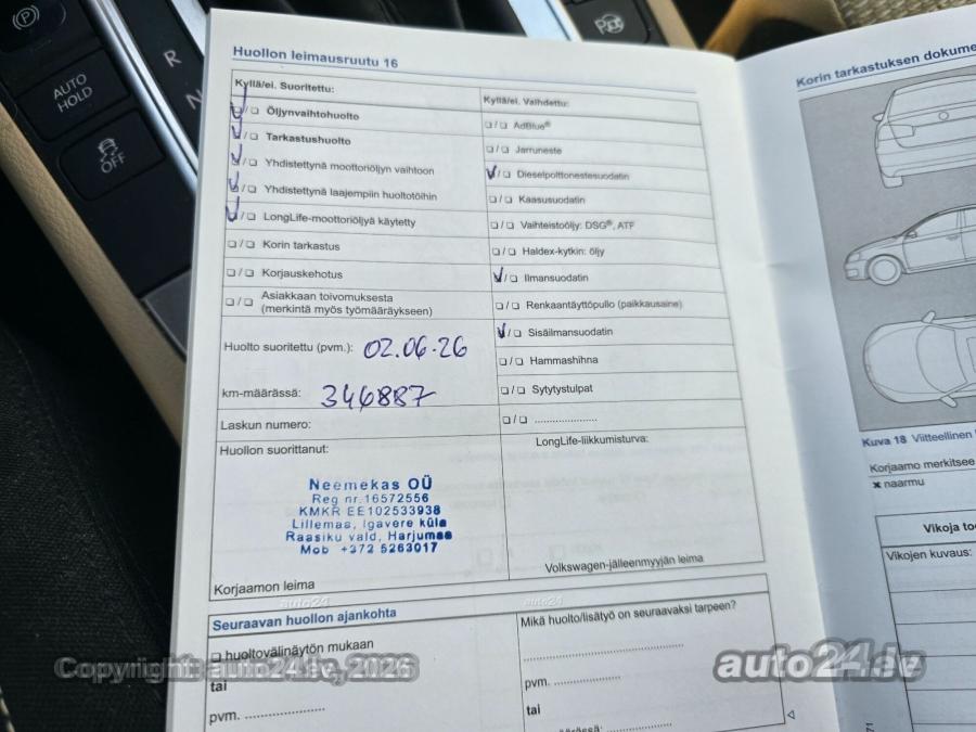Beige Volkswagen CC / Passat CC 2014 in Tallinn, with an engine capacity of 2.00 L and mileage of 352 thousand km for 5490 €, photo 22 on AUTOMOTO.COM.LV