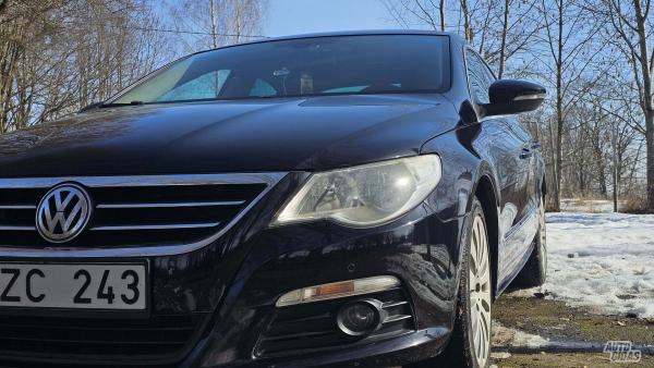 Black Volkswagen CC / Passat CC 2008 in Jonava, with an engine capacity of 2.00 L and mileage of 384 thousand km for 4200 €, photo 5 on AUTOMOTO.COM.LV