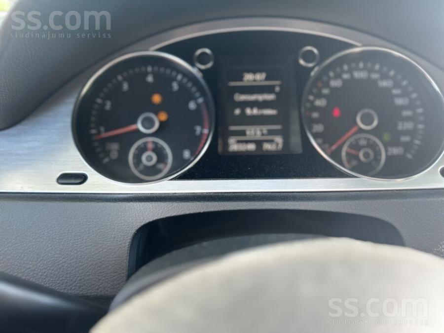 Черный Фольксваген CC / Passat CC 2008 в Валмиера, объемом двигателя 2.00 л и пробегом 283 тыс. км за 3200 €, фото 13 на AUTOMOTO.COM.LV