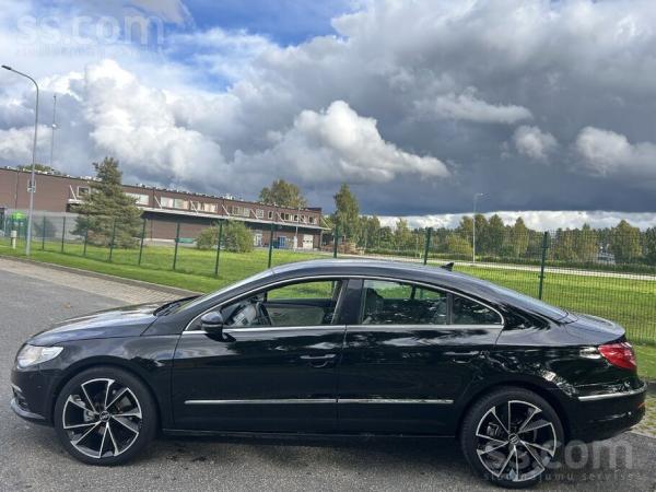 Black Volkswagen CC / Passat CC 2009 in Valmiera, with an engine capacity of 2.00 L and mileage of 326 thousand km for 4350 €, photo 4 on AUTOMOTO.COM.LV